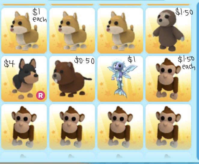 Roblox adopt me pets, Video Gaming, Gaming Accessories, In-Game ...