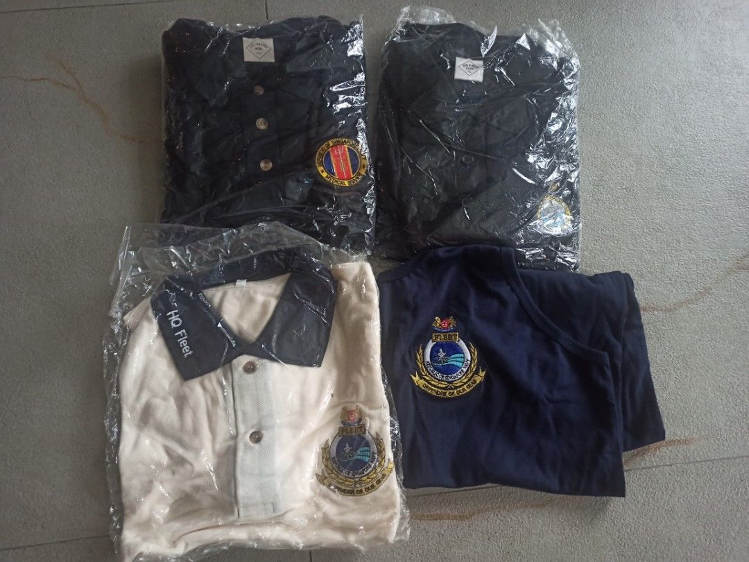 RSN Navy Unit T shirts and Jacket, Everything Else on Carousell