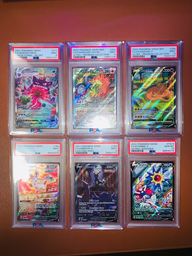 [SALE] Pokemon PSA Graded Cards TCG PSA 10 Starmie Umbreon Sylveon ...