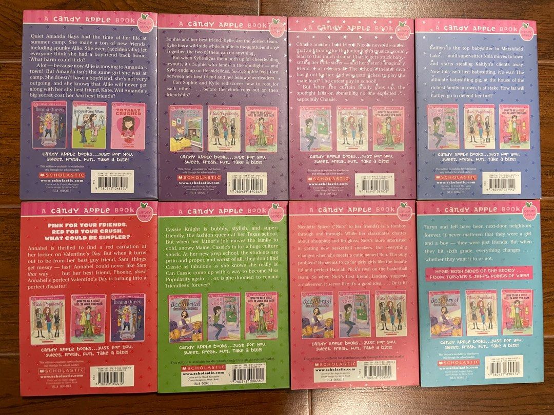 Scholastic A Candy Apple Book Collection, 興趣及遊戲, 書本 & 文具, 小朋友書 - Carousell