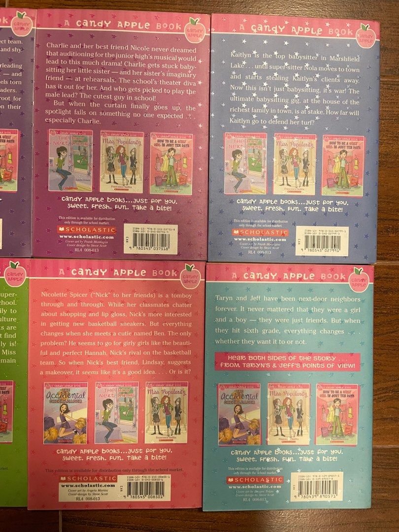 Scholastic A Candy Apple Book Collection, 興趣及遊戲, 書本 & 文具, 小朋友書 - Carousell