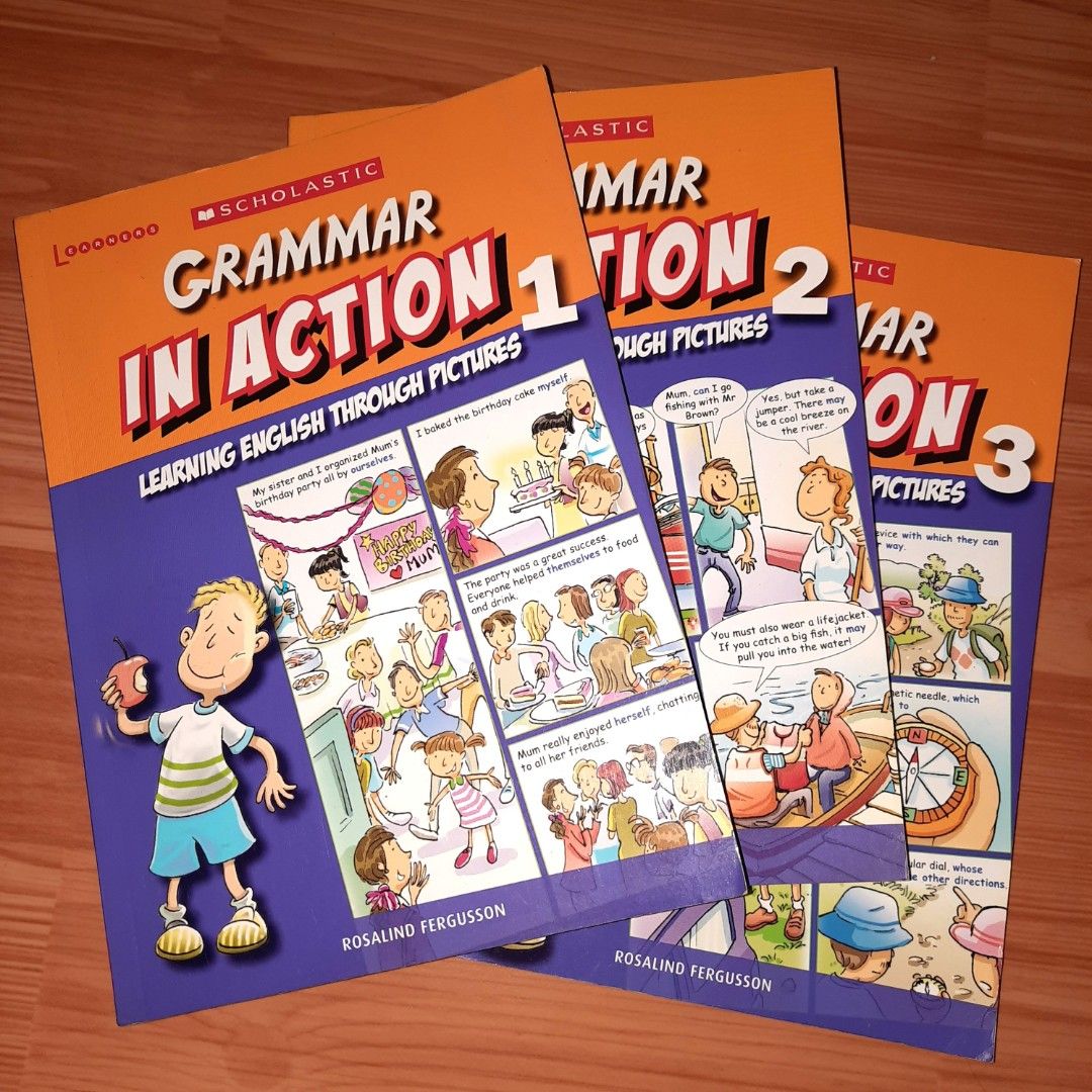 Scholastic Grammar in Action learning english through pictures, Hobbies ...