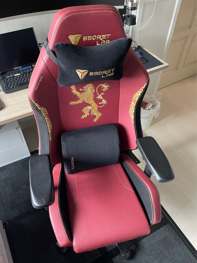 Secret Lab Omega (Game of Thrones-House Lannister), Furniture & Home ...