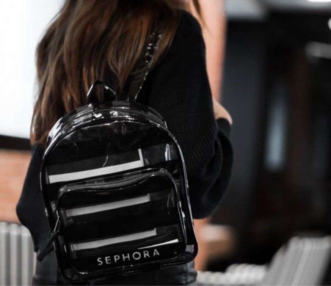 Sephora limited edition transparent bag, Women's Fashion, Bags ...