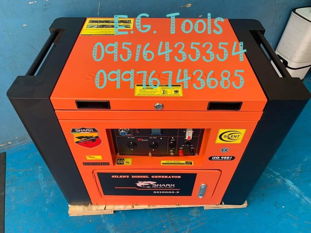 SHARK Italy 10kva Silent-Type Air-cooled Diesel Generator (SG10000S ...