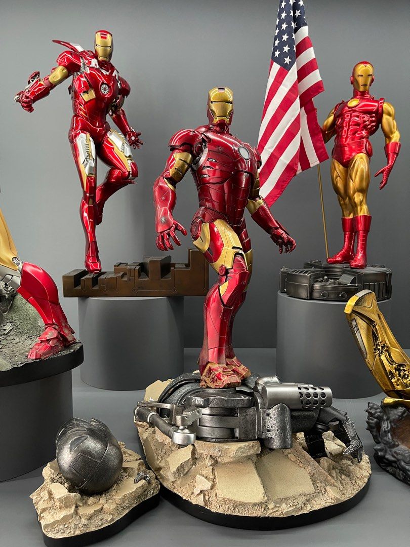 Sideshow Iron Man Mark 3 III Exclusive Maquette Statue Marvel, Hobbies ...