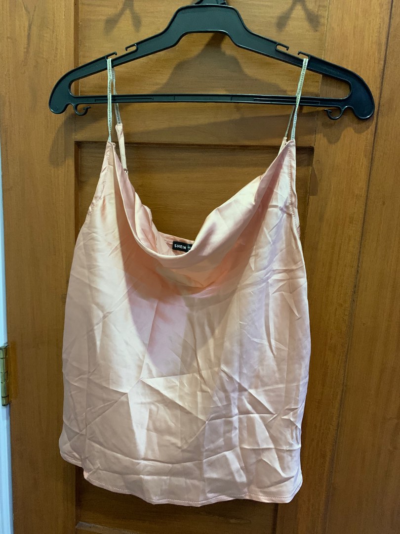 Small SHEIN Sexy Top - Peach, Women's Fashion, Tops, Sleeveless on ...