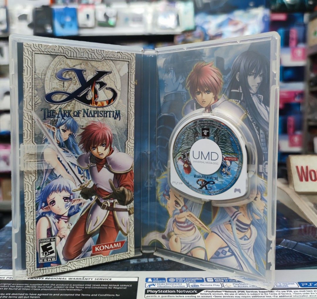 Sony PSP Ys The Ark of Napishtim, Video Gaming, Video Games ...