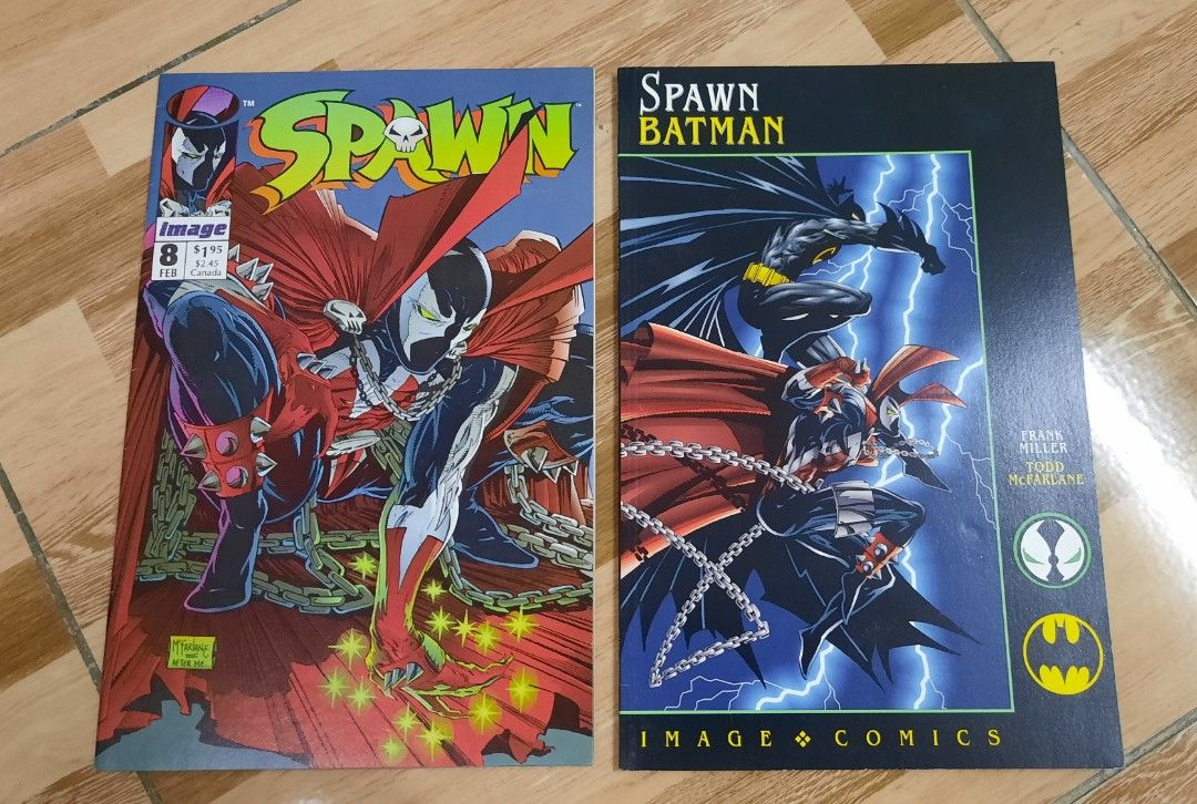 Spawn #8 (93) & Spawn Batman (94), Hobbies & Toys, Books & Magazines, Comics & Manga on Carousell