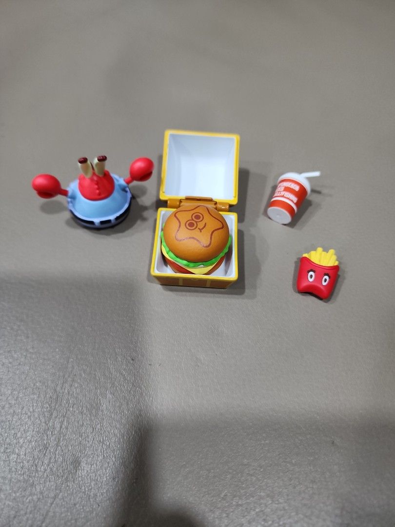 KRABBY PATTY Spongebob collectable miniatures, Hobbies & Toys, Toys ...