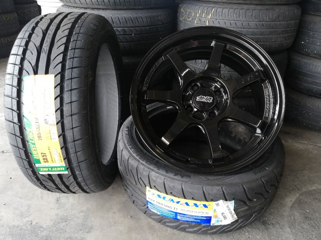 sport rim mugen gp racing 16 package siap tayar baru, Auto Accessories ...
