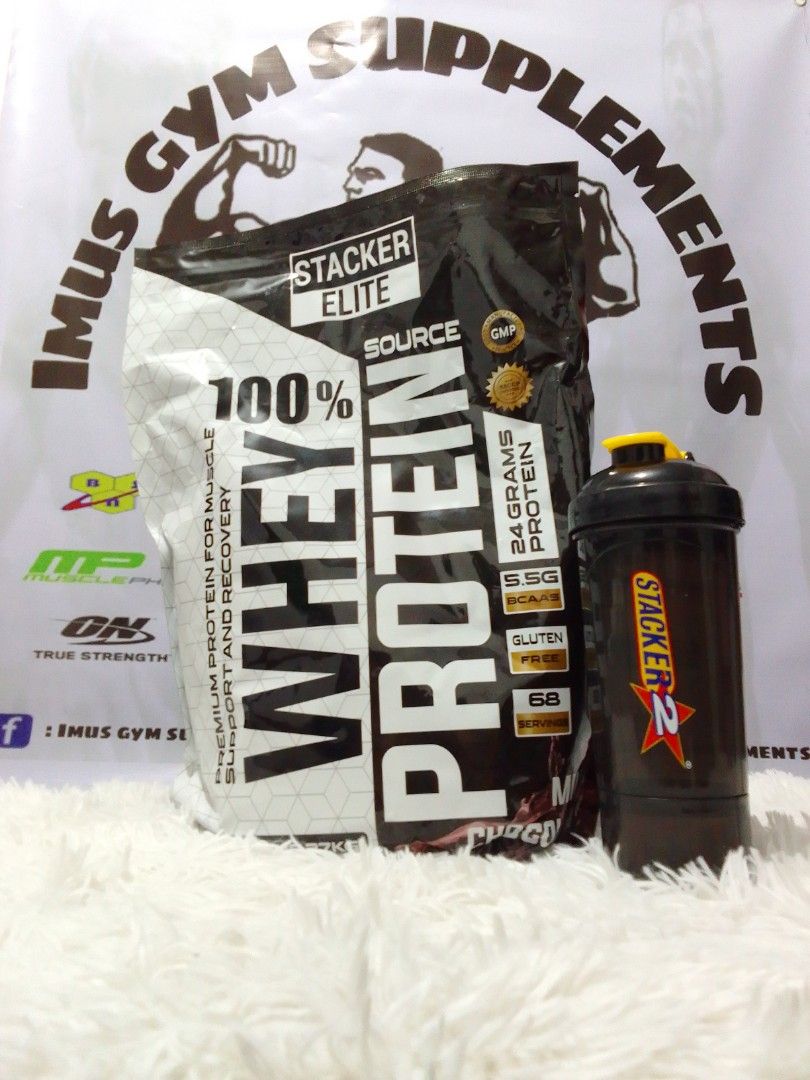 Stacker Whey Protein, Health & Nutrition, Health Supplements, Sports ...