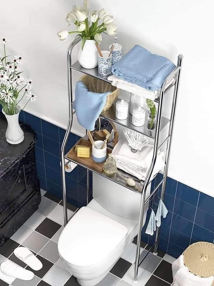 Stainless Toilet Rack, Furniture & Home Living, Bathroom & Kitchen ...
