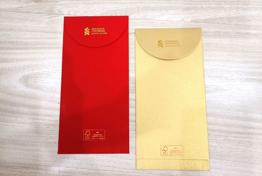 Standard chartered priority private 2023 red packet/Angpow/Ang pow ...
