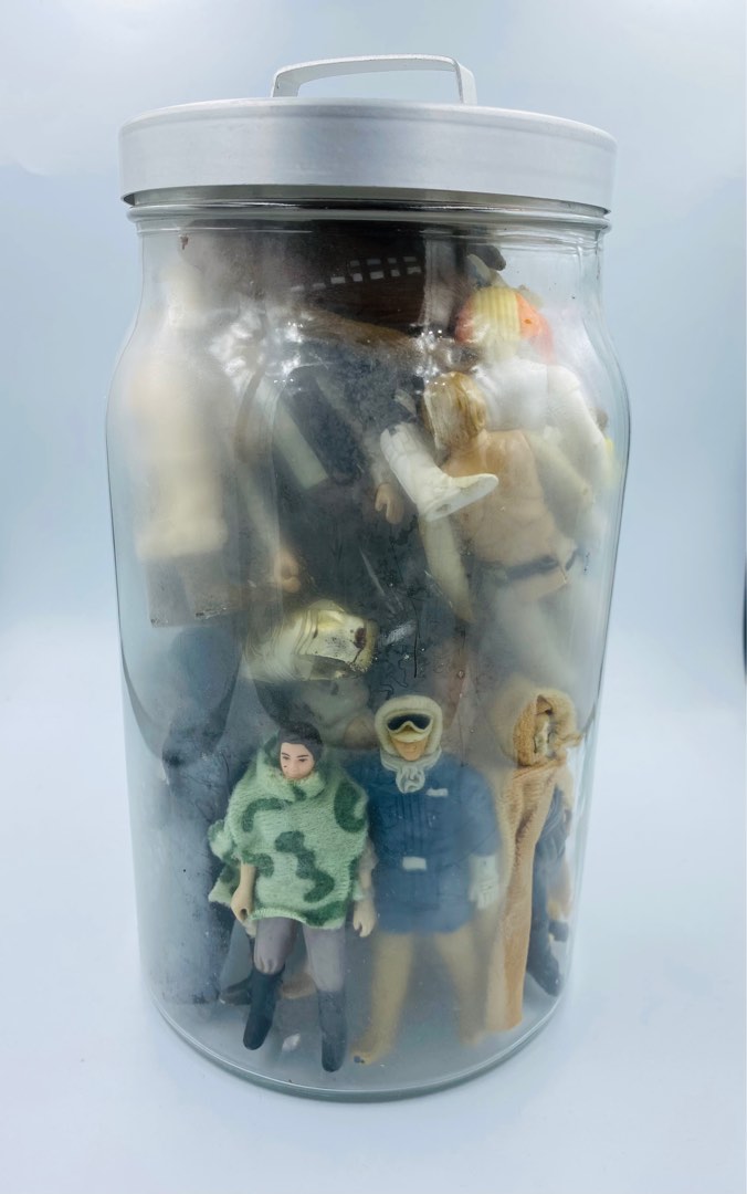 Star Wars figurines in a jar, Hobbies & Toys, Toys & Games on Carousell
