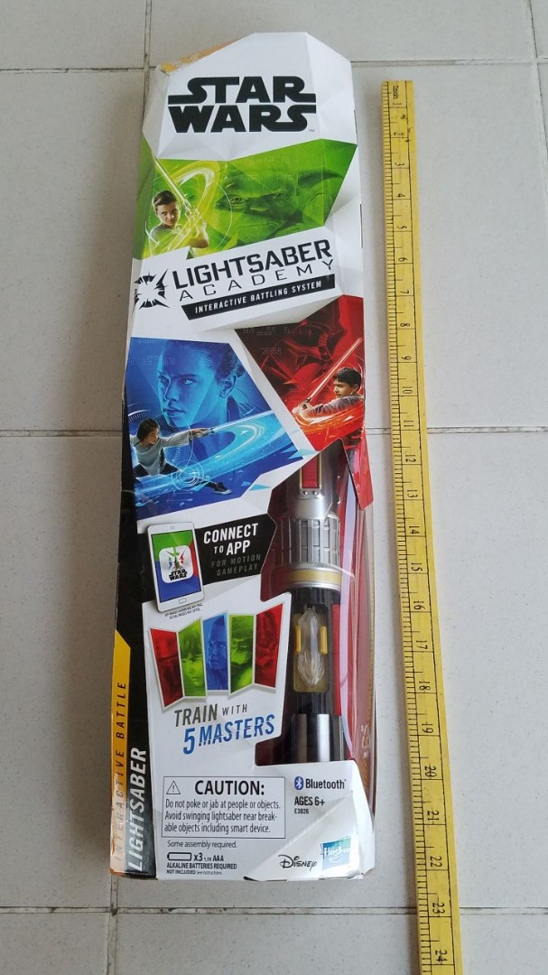 Star Wars Lightsaber Academy Interactive Lightsaber (MISB), Hobbies ...