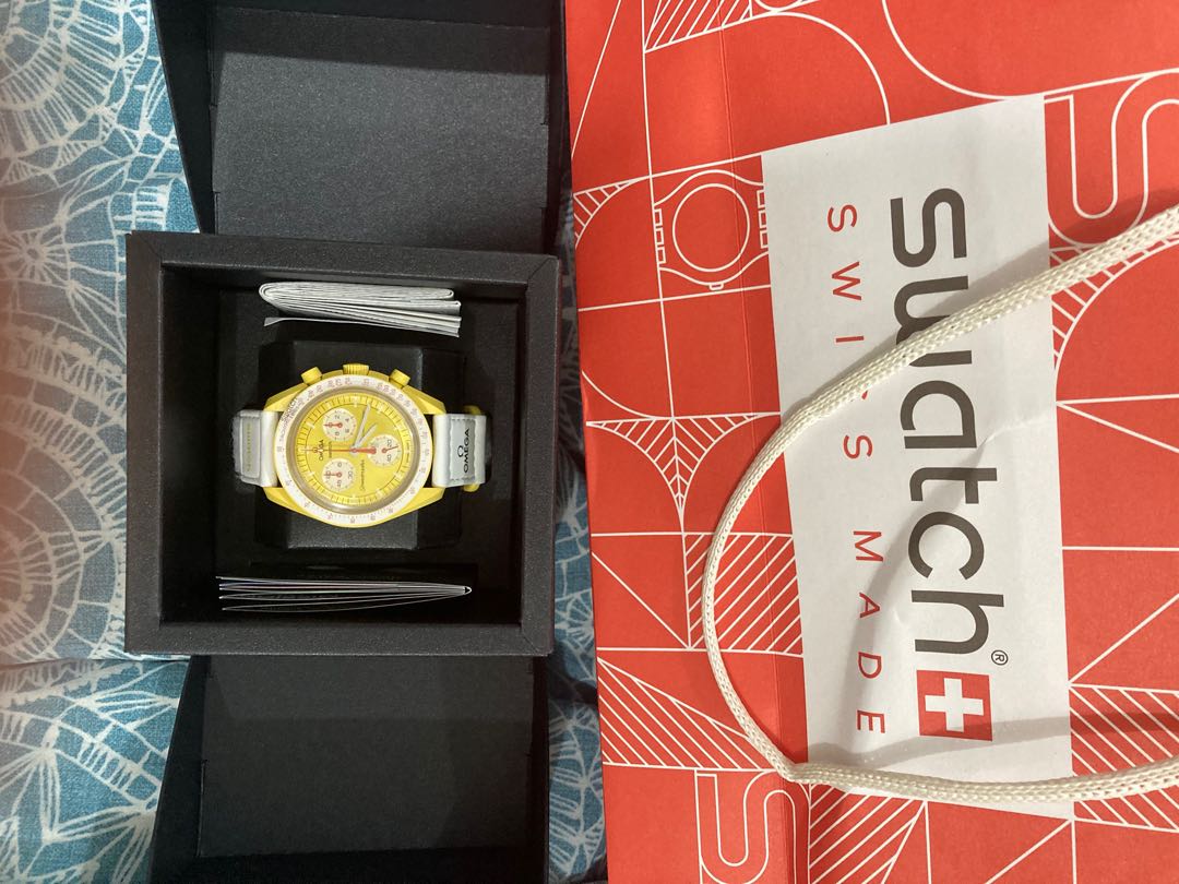 Swatch Omega, Men's Fashion, Watches & Accessories, Watches on Carousell