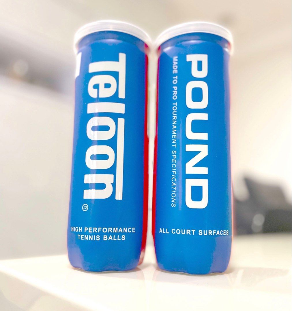 Teloon Pound Tennis Balls (Official STA Tournament Balls), Sports ...