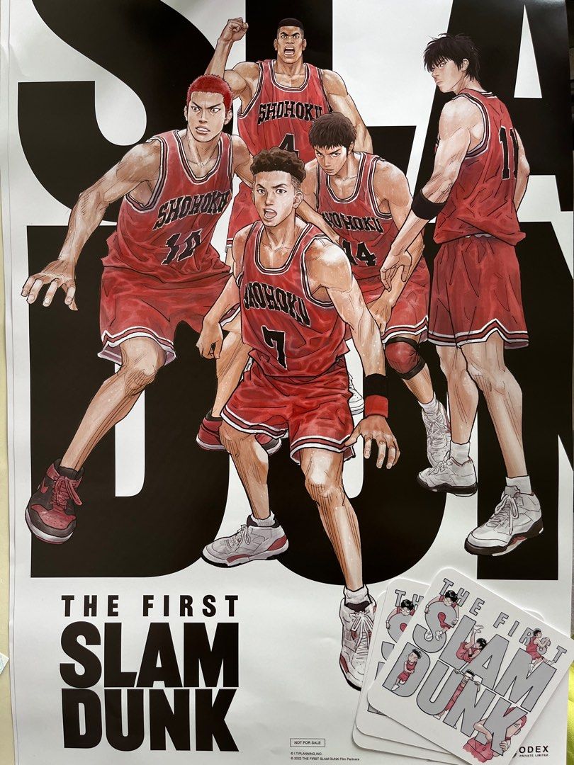 The First Slam Dunk Poster & Visual Card, Hobbies & Toys, Memorabilia ...