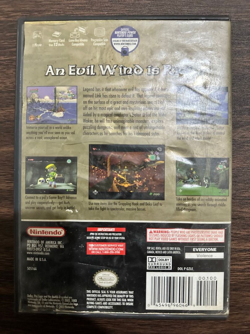 The Legend of Zelda: The Wind Waker for Nintendo Gamecube (GCN), Video ...