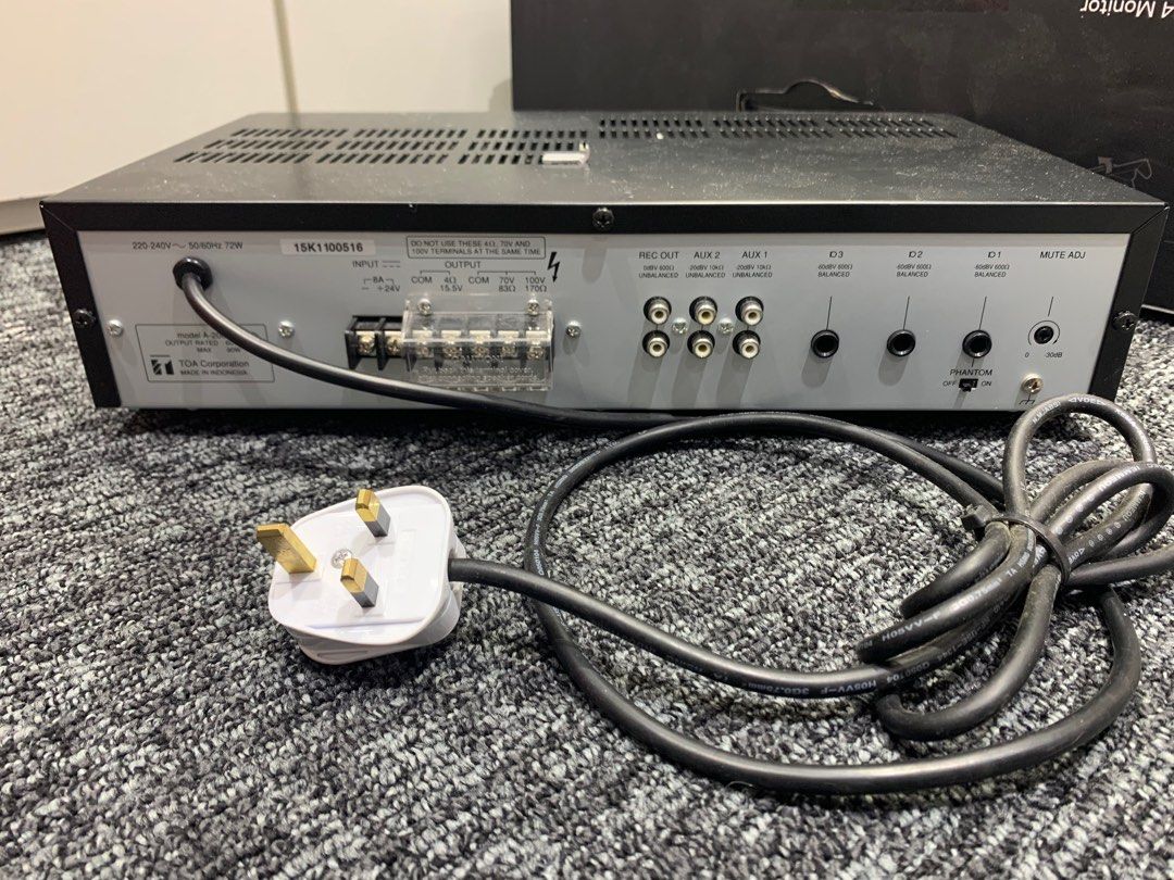 TOA Amplifier, Audio, Soundbars, Speakers & Amplifiers on Carousell