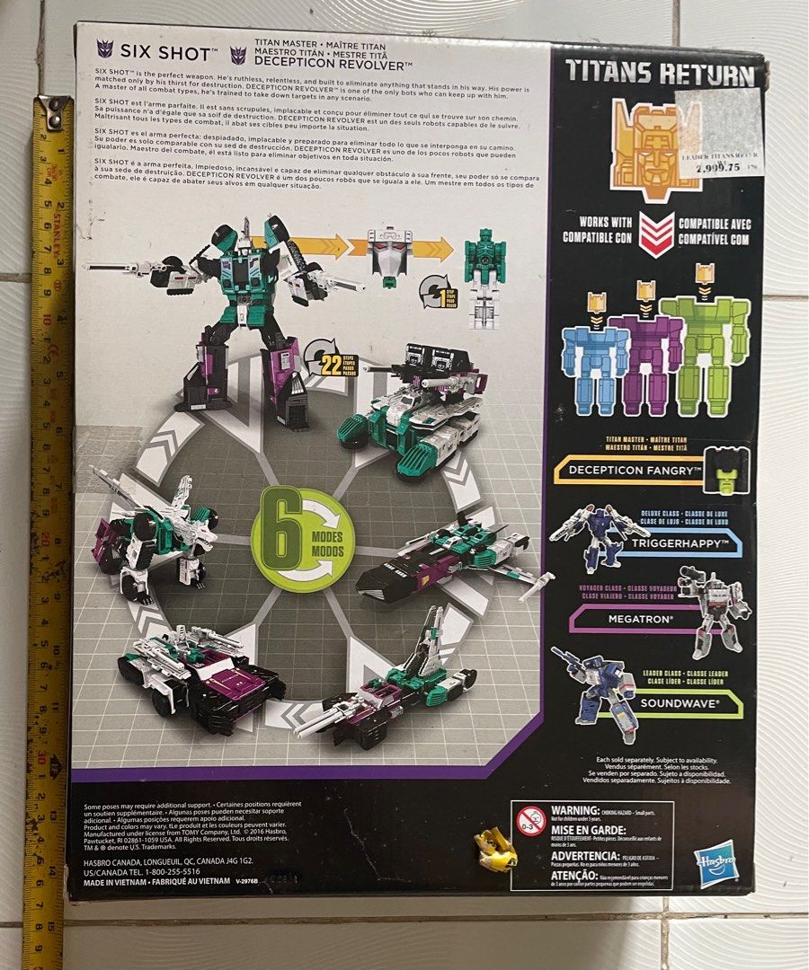 Transformers Titans Return SIX SHOT Hasbro, Hobbies & Toys, Toys ...