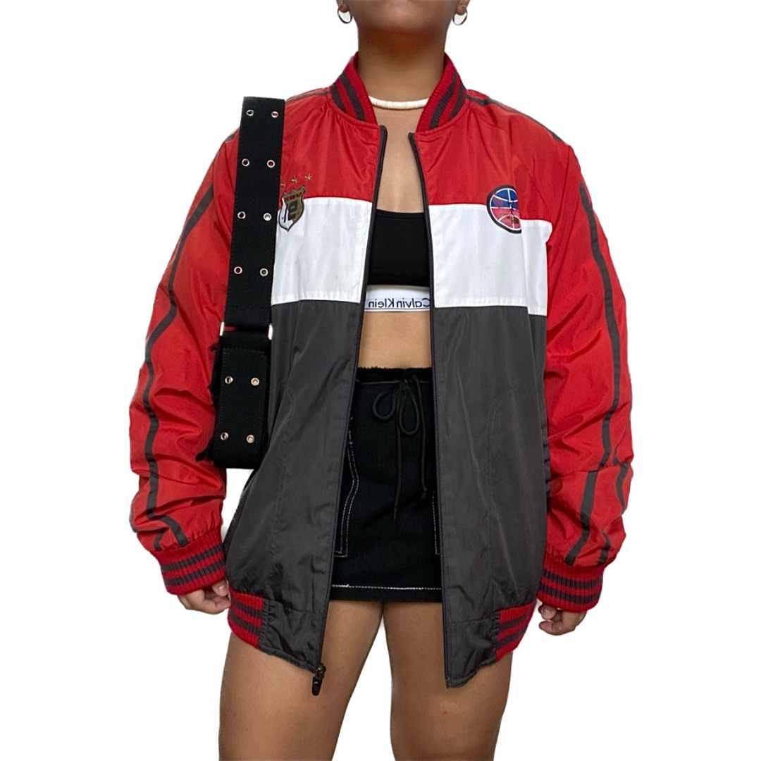 tri color li-ning bomber jacket, Men's Fashion, Coats, Jackets and ...