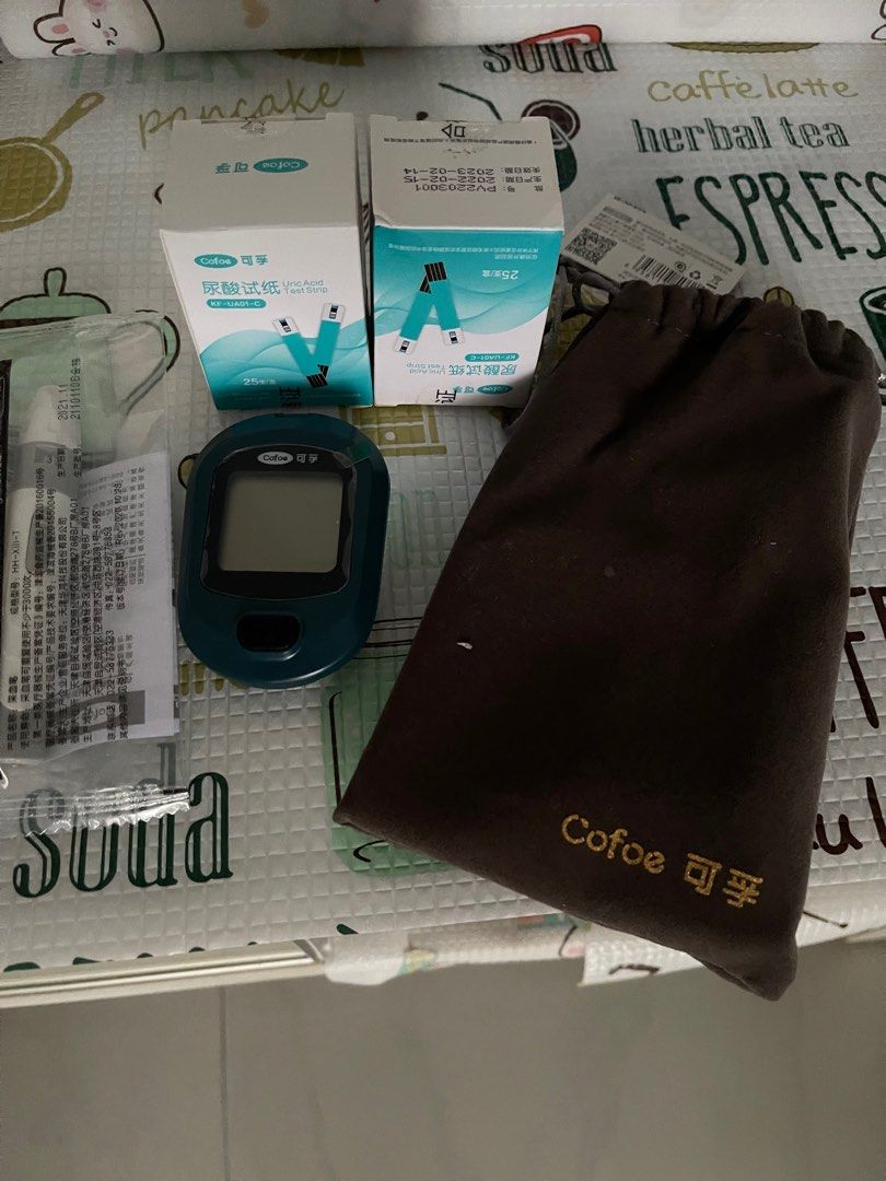 Uric acid meter, Health & Nutrition, Health Monitors & Weighing Scales ...