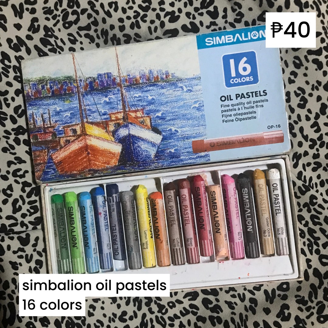 Used Oil Pastels (16 and 12 colors), Hobbies & Toys, Stationary & Craft ...