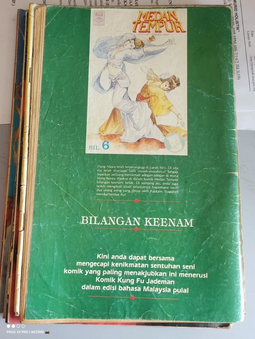 very rare comic 80an Singa ganas nombor 6, Hobbies & Toys, Books ...