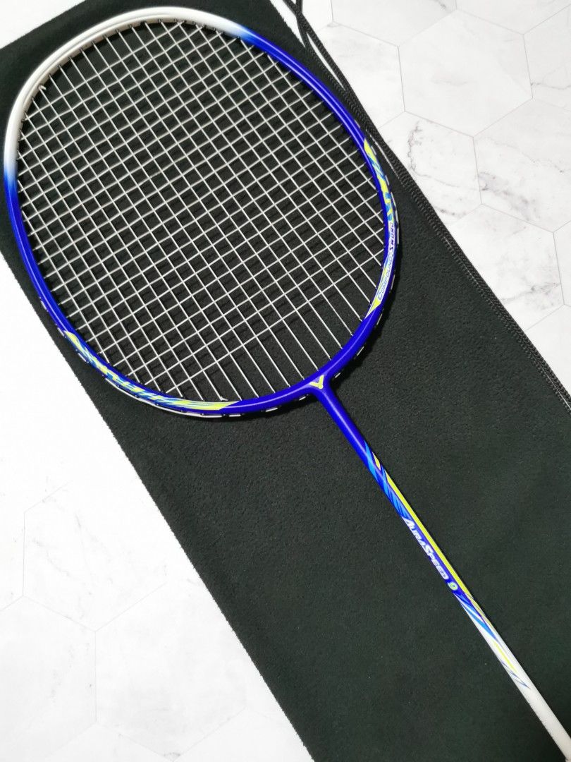 Victor Auraspeed 9 Badminton Racket Strung with Victor VBS68 Power ...