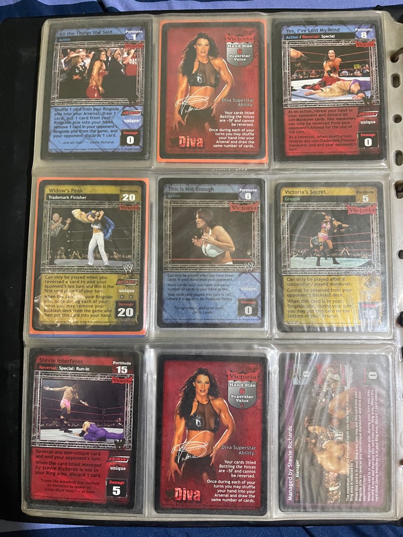 Victoria Full WWF WWE RAW DEAL, Hobbies & Toys, Toys & Games on Carousell