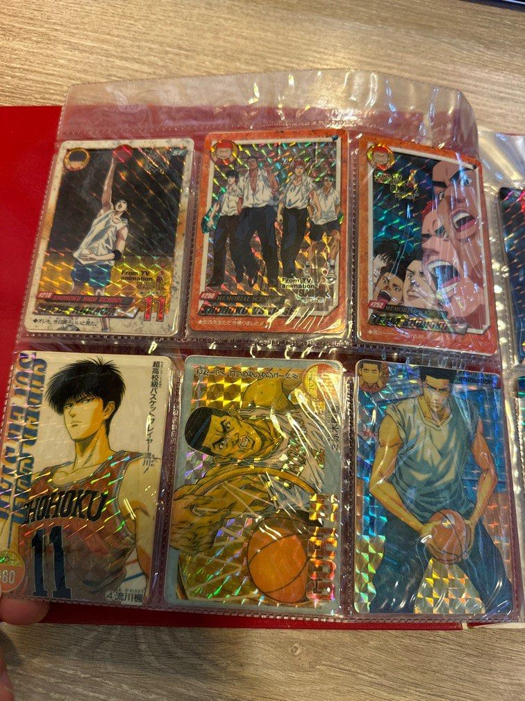 Vintage BANDAI slam dunk trading cards album RARE!!!, Hobbies & Toys ...