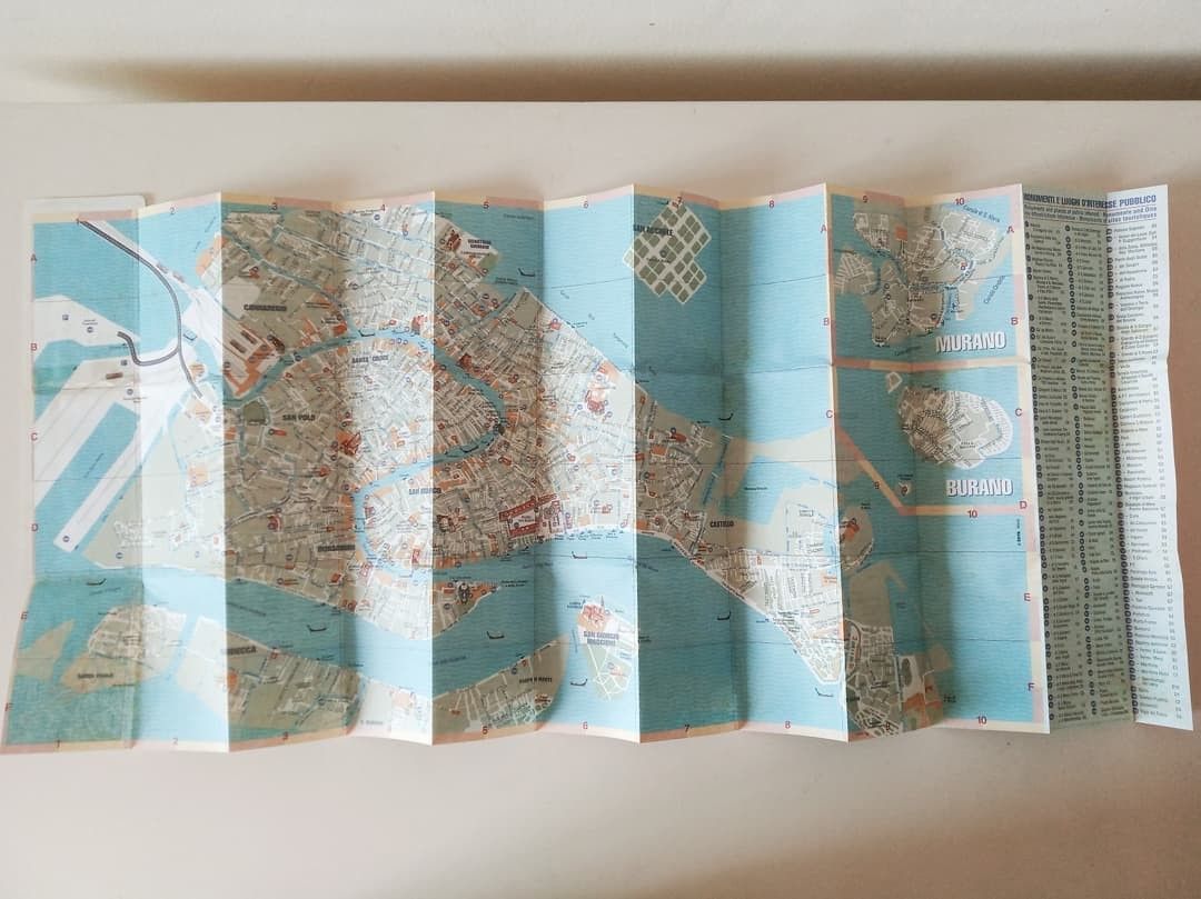 Vintage Italian Cities' Mini Maps, Buku & Alat Tulis, Alat Tulis di ...