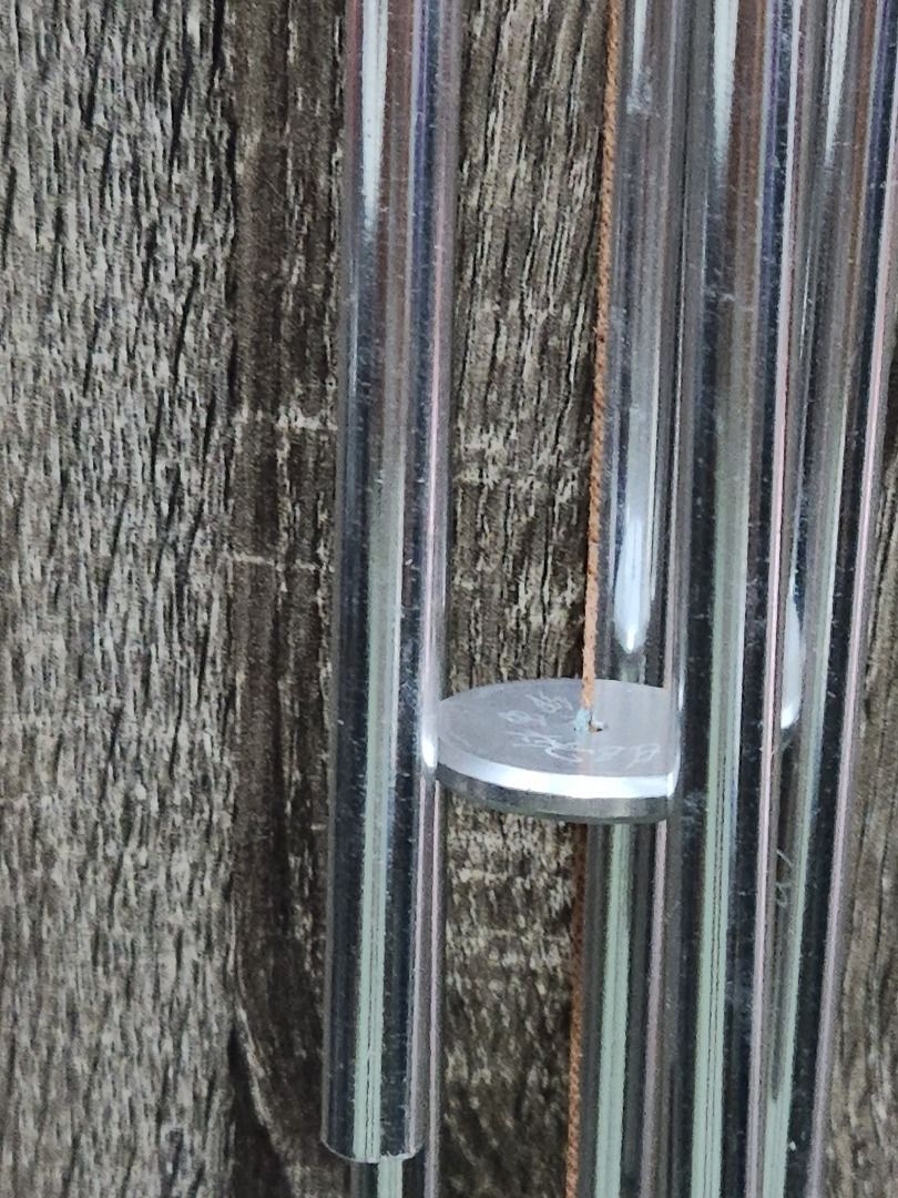 Vintage Wood Pyramid Top 5 Stainless Steel Rods 22.5cm to 17.5cm - Loud ...