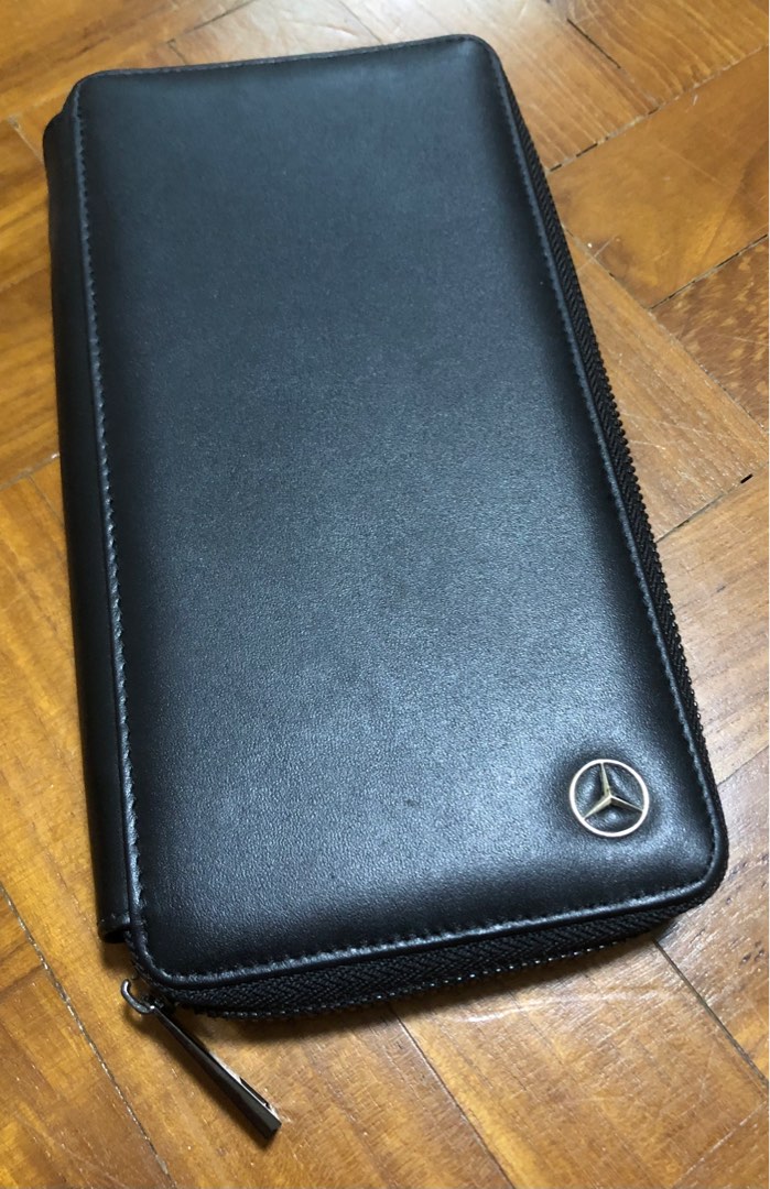 Mercedes-Benz Leather Travel Wallet, Men's Fashion, Watches ...
