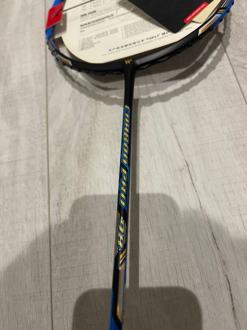Wish Carbon Pro 98 badminton racket, Sports Equipment, Sports & Games ...