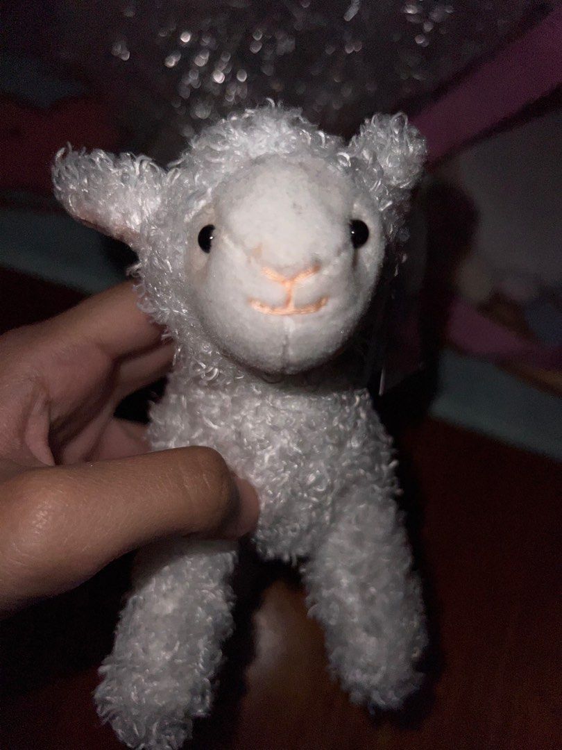 wts 2 vintage baby lamb sheep plushie small baby animals coquette cute ...