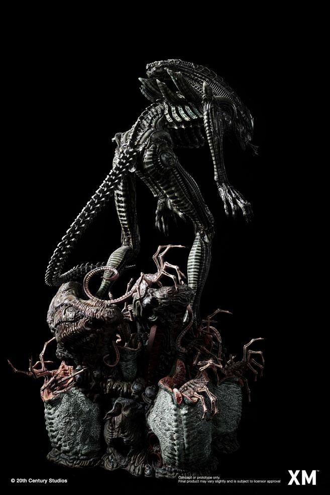 XM Studios Supreme Scale Statue: Alien Hive - Warrior (Black Variant ...