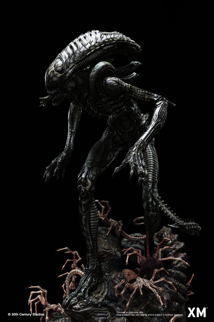 XM Studios Supreme Scale Statue: Alien Hive - Warrior (Black Variant ...