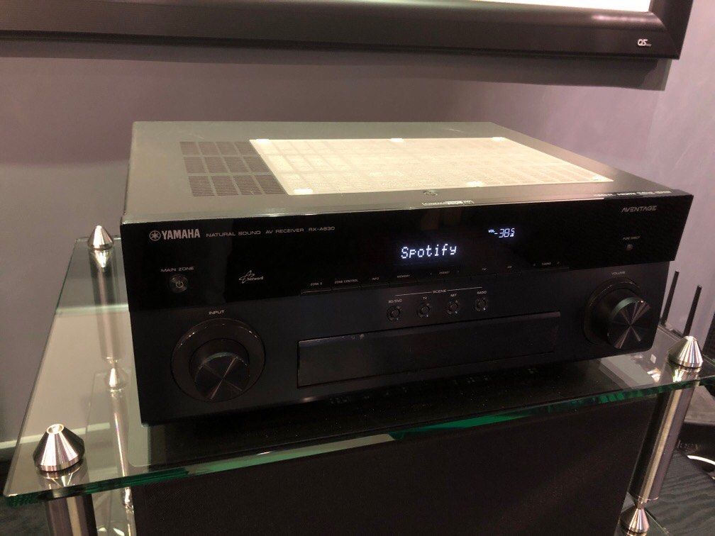 Yamaha AV Receiver RX-A830 (Black), Audio, Soundbars, Speakers ...