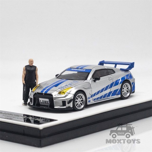 1/64 Time micro GT-R & Supra with fast and furious figure, Hobbies ...