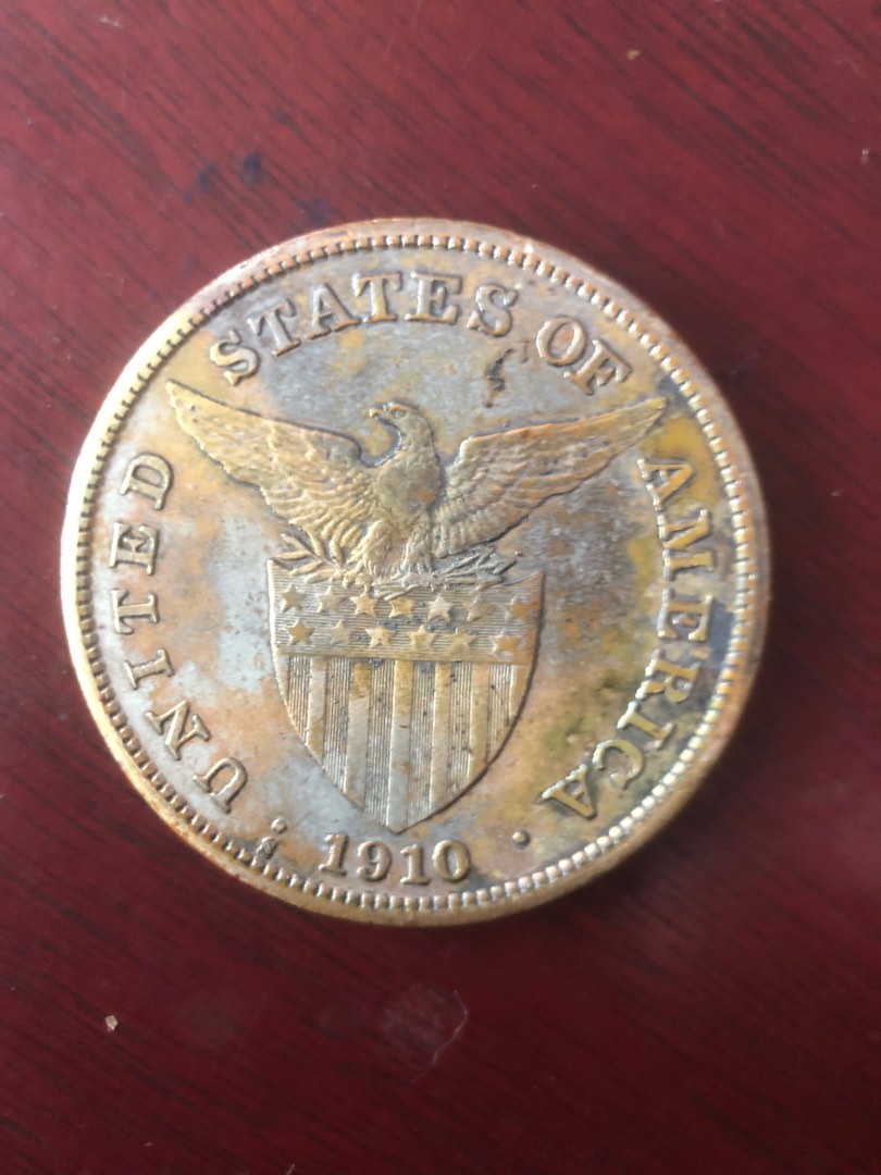 1910-S 1 peso USPI coin?buo ang mga daliri at mga star, Hobbies & Toys ...