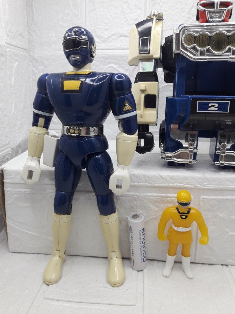 1996 Sentai Set robot, sentai figure and Small soft vynil, Hobbies ...
