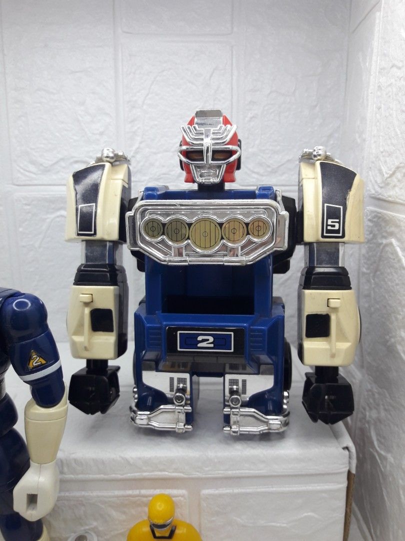 1996 Sentai Set robot, sentai figure and Small soft vynil, Hobbies ...