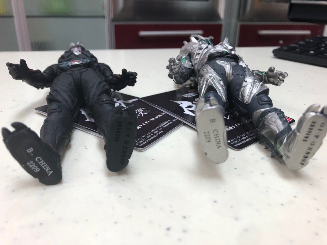 1 Set Original 2022 Bandai Sofubi Kamen Rider Black Sun & Shadow Moon ...
