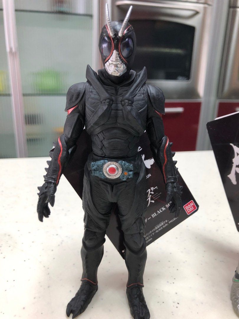 1 Set Original 2022 Bandai Sofubi Kamen Rider Black Sun & Shadow Moon ...