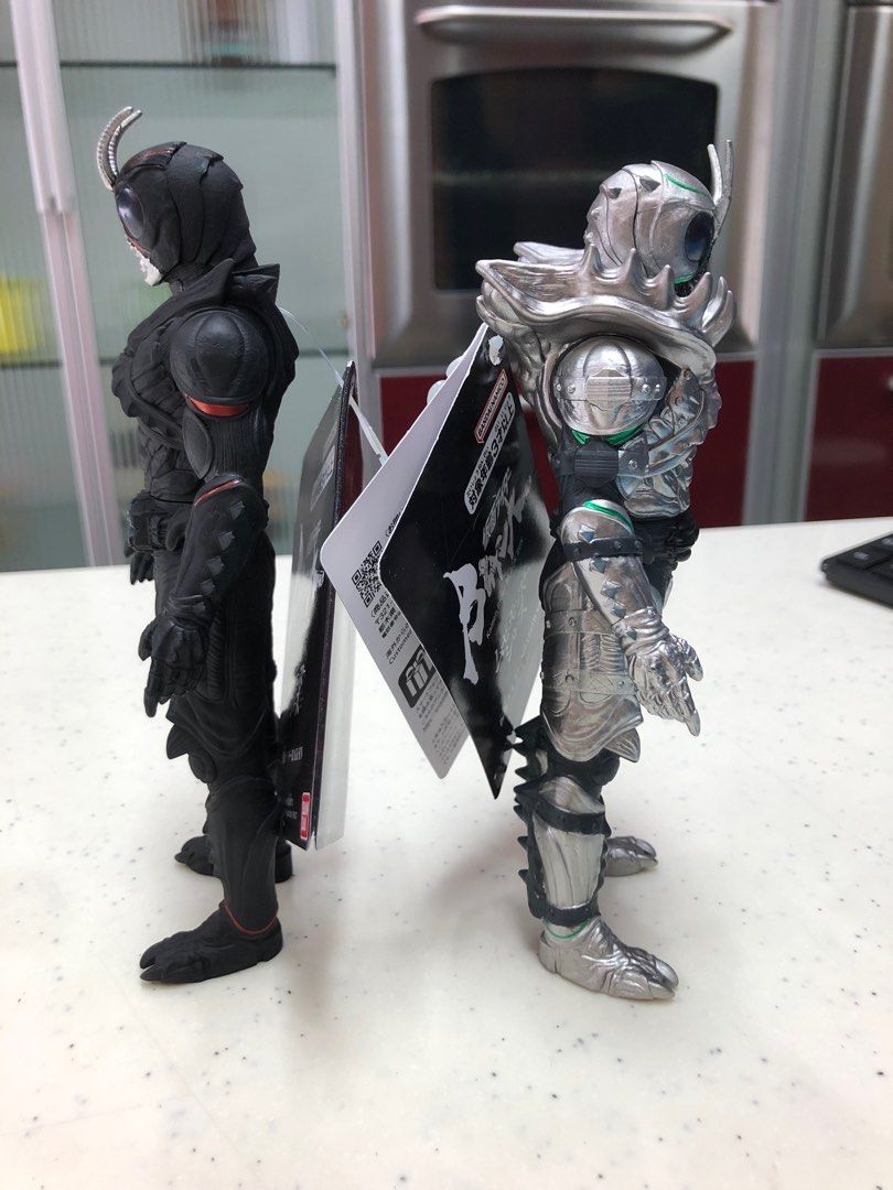 1 Set Original 2022 Bandai Sofubi Kamen Rider Black Sun & Shadow Moon ...