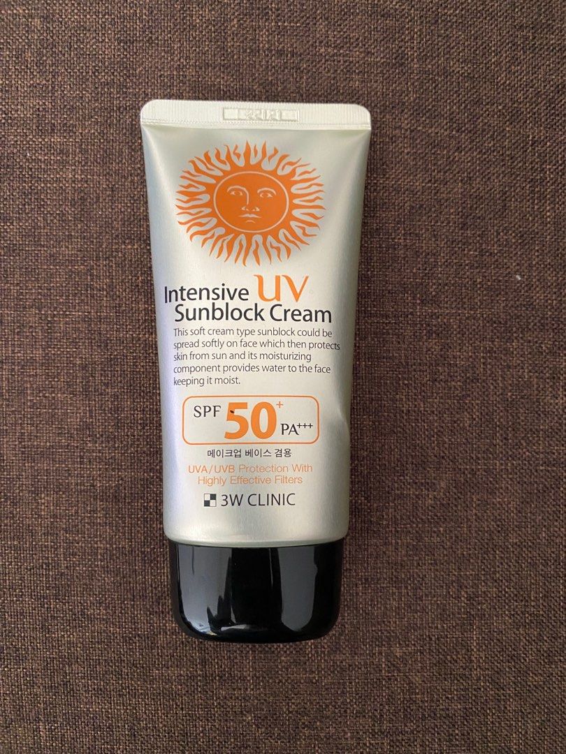 3W Clinic Sunscreen - Original, Beauty & Personal Care, Face, Face Care ...