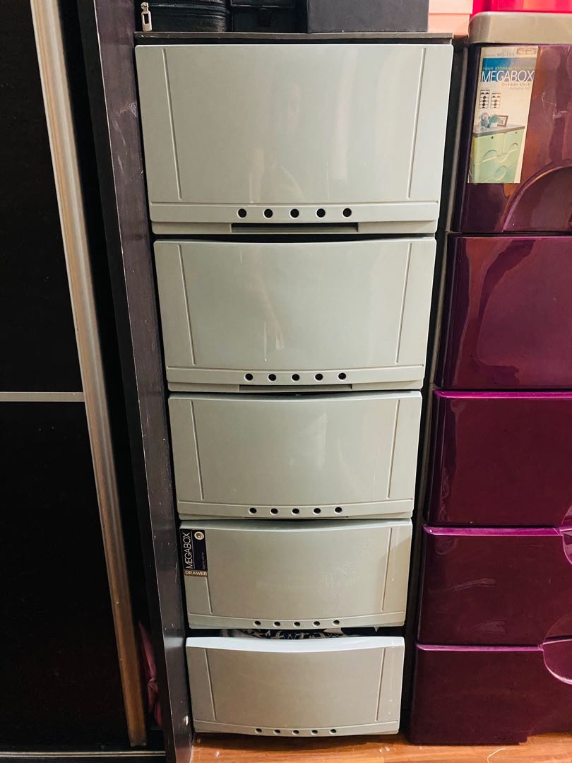 5 layers slim megabox drawer, Furniture & Home Living, Furniture ...